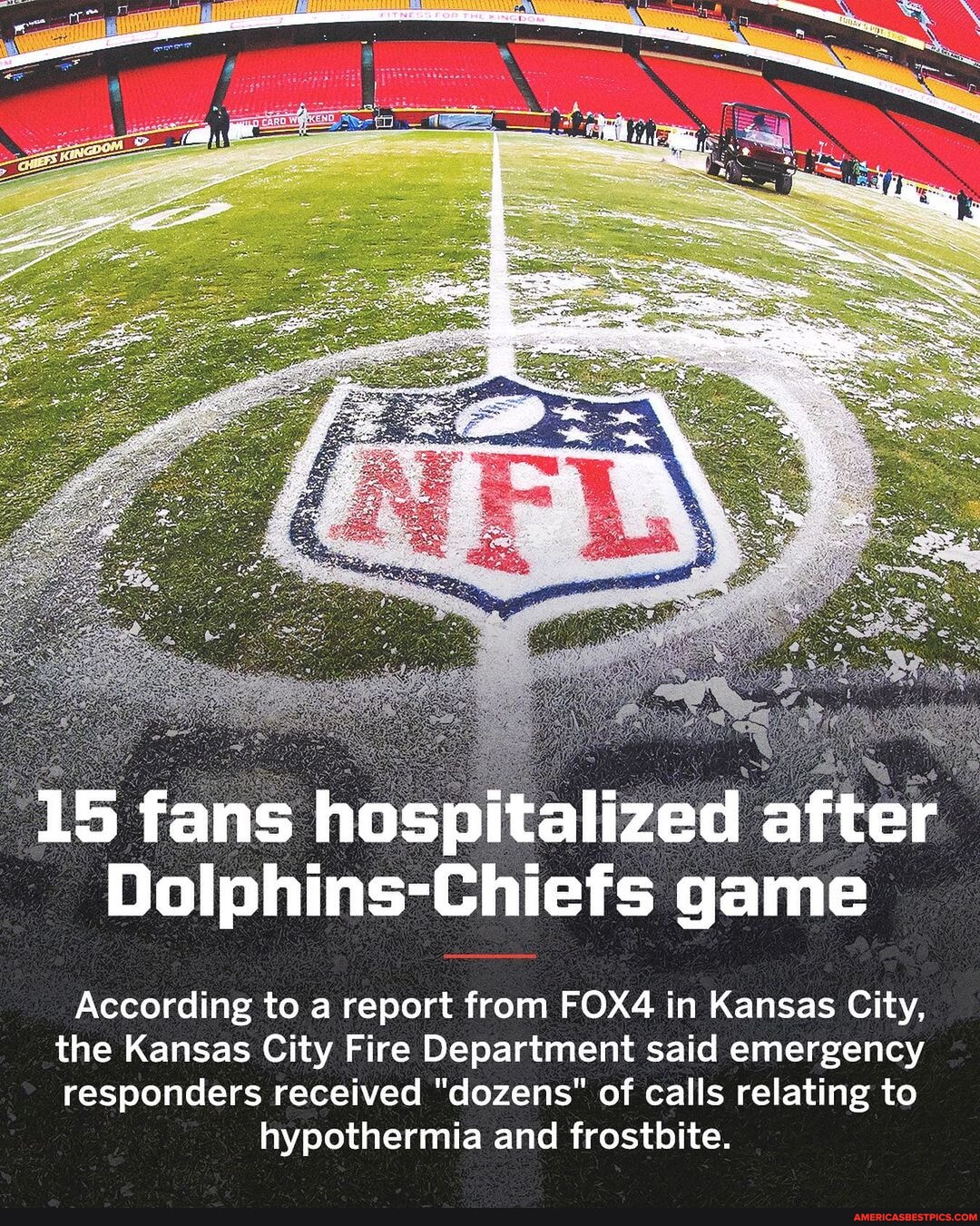 Saturday marked the coldest game at Arrowhead Stadium with a windchill ...