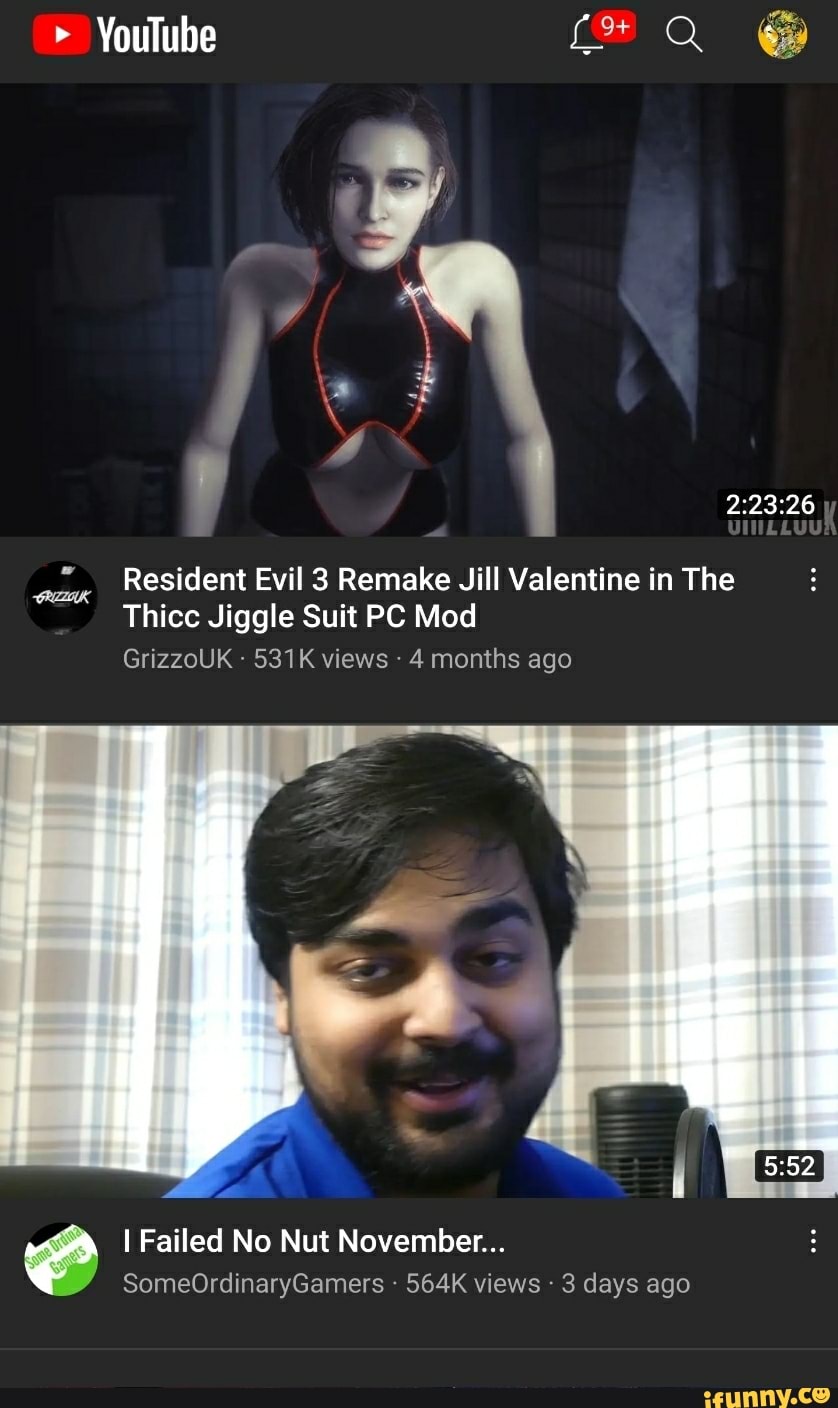 YouTube Resident Evil 3 Remake Jill Valentine in The Thicc Jiggle Suit ...