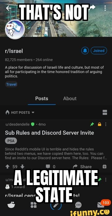 THAT'S NOT" 82,725 members 264 online Aplace for discussion of Israeli ...