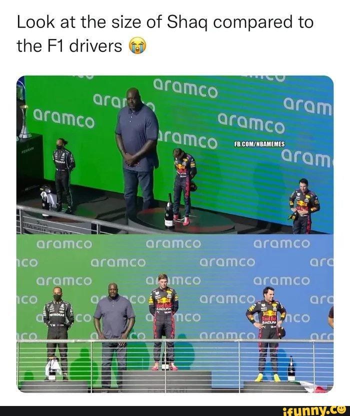 Dump - Look at the size of Shag compared to the Fi drivers Qram co ar ...