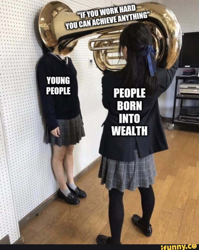 If hard work made you rich, donkeys would be the richest in the world ...