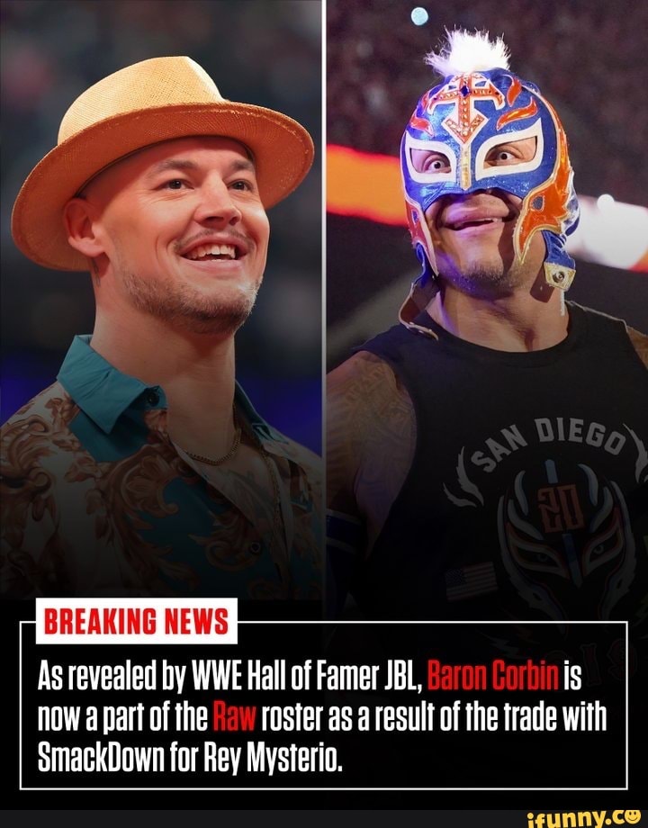 BREAKING NEWS As revealed by WWE Hall of Famer JBL, is now apart of the ...