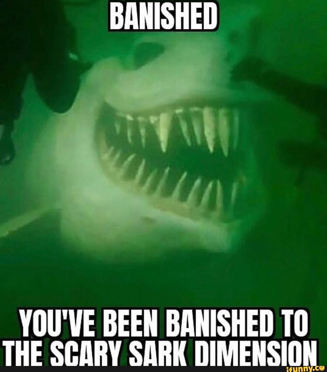 YOU'VE BEEN BANISHED 10 THE SCARY SORK DIMENSION - iFunny