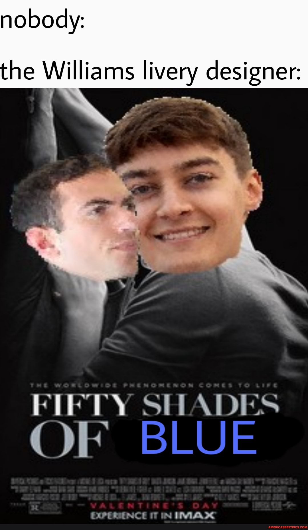 Nobody: he Williams livery designer: FIFT OF SxPriornic tf ow MwA Y ...