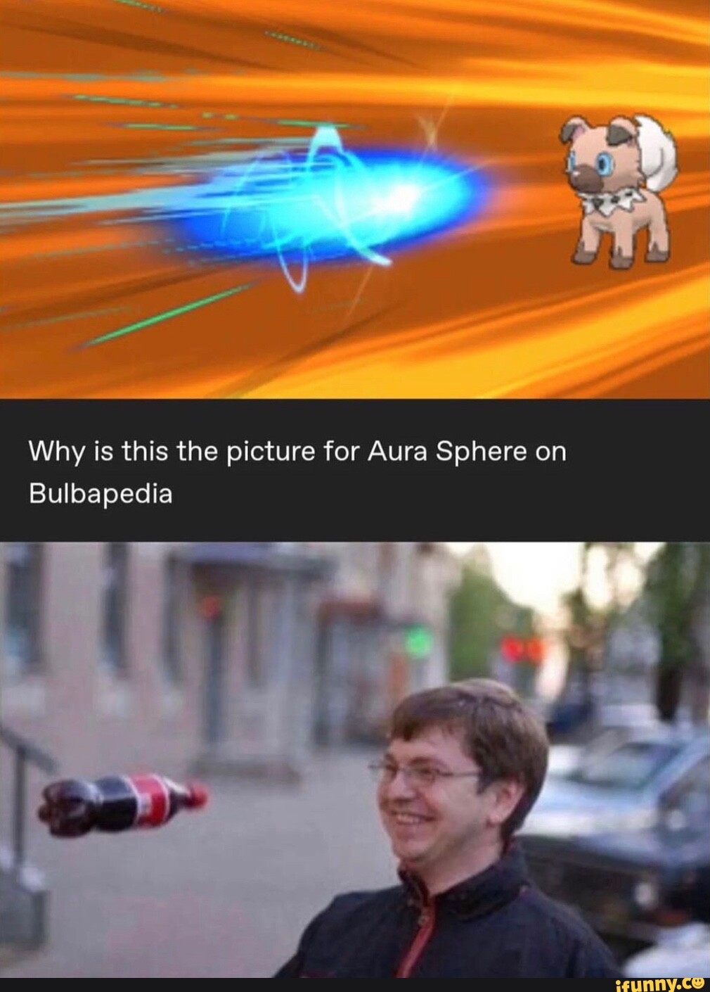 Why is this the picture for Aura Sphere on Bulbapedia - iFunny Brazil