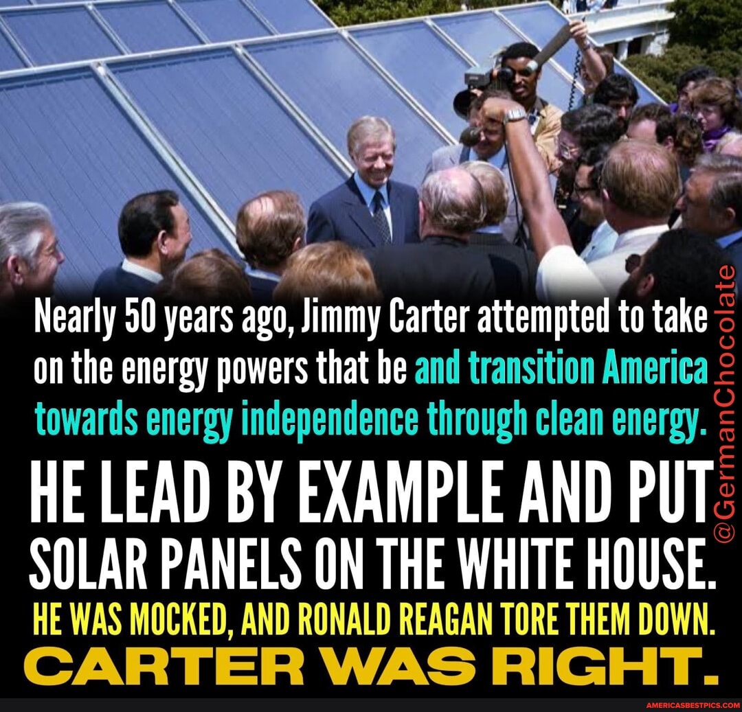 Nearly 50 years ago, Jimmy Carter attempted to take ate on the energy ...