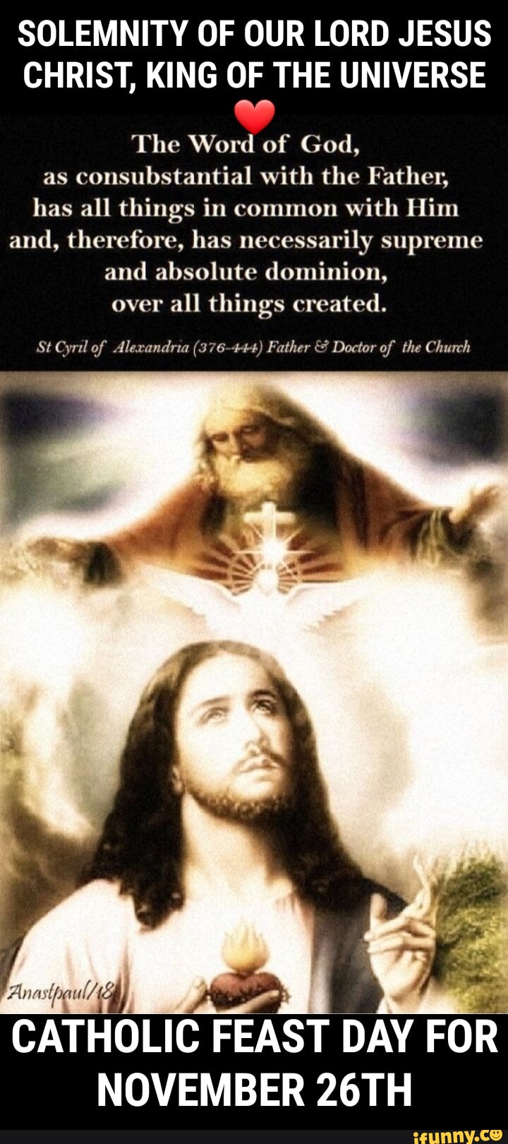 SOLEMNITY OF OUR LORD JESUS CHRIST, KING OF THE UNIVERSE The Word of ...