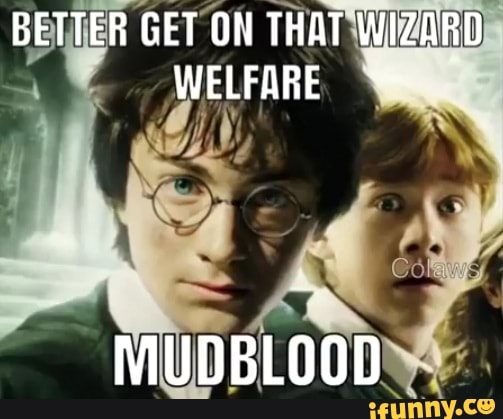 Mudblood memes. Best Collection of funny Mudblood pictures on iFunny