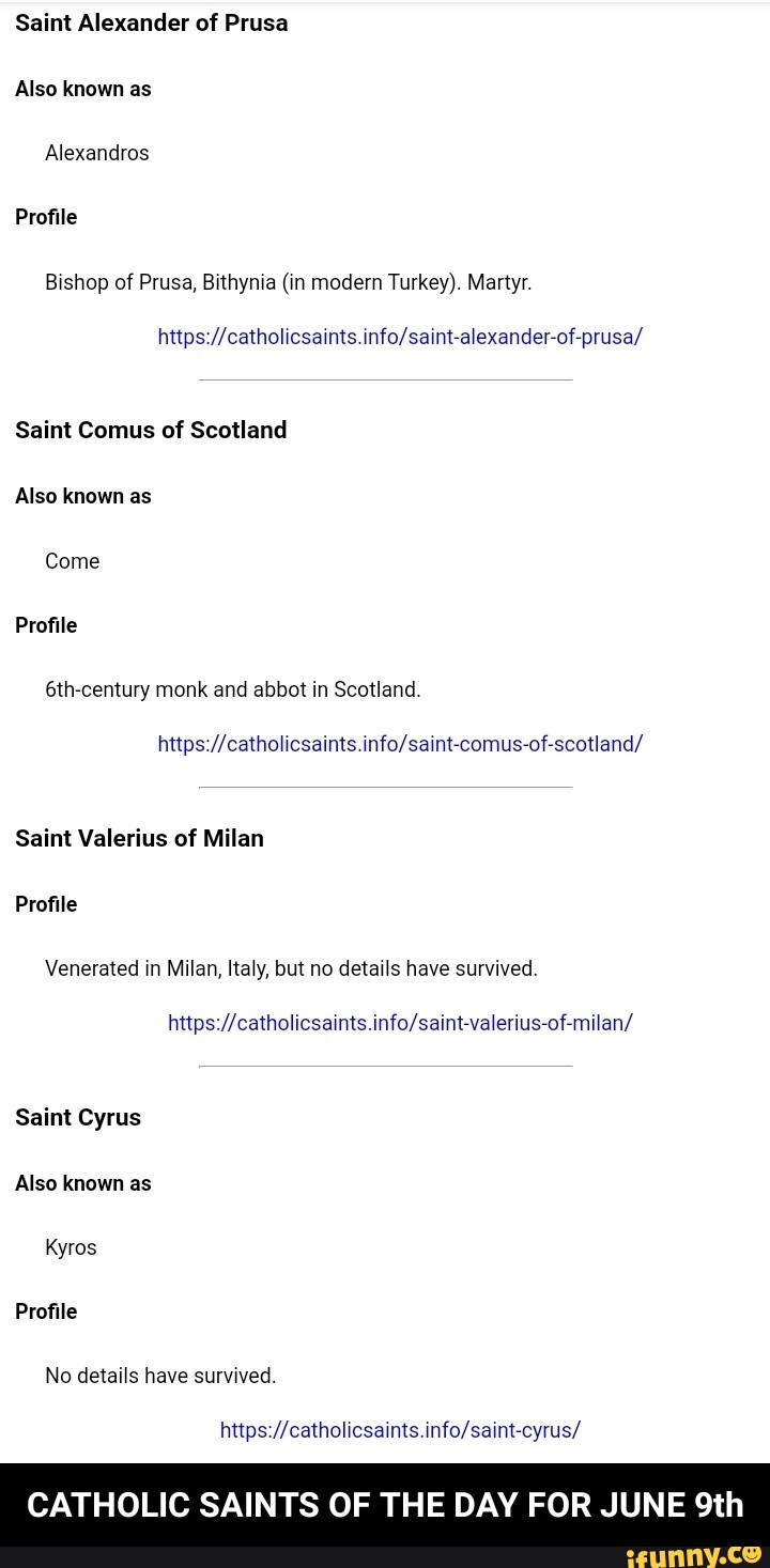 Saint Alexander of Prusa Also known as Alexandros Profile Bishop of ...