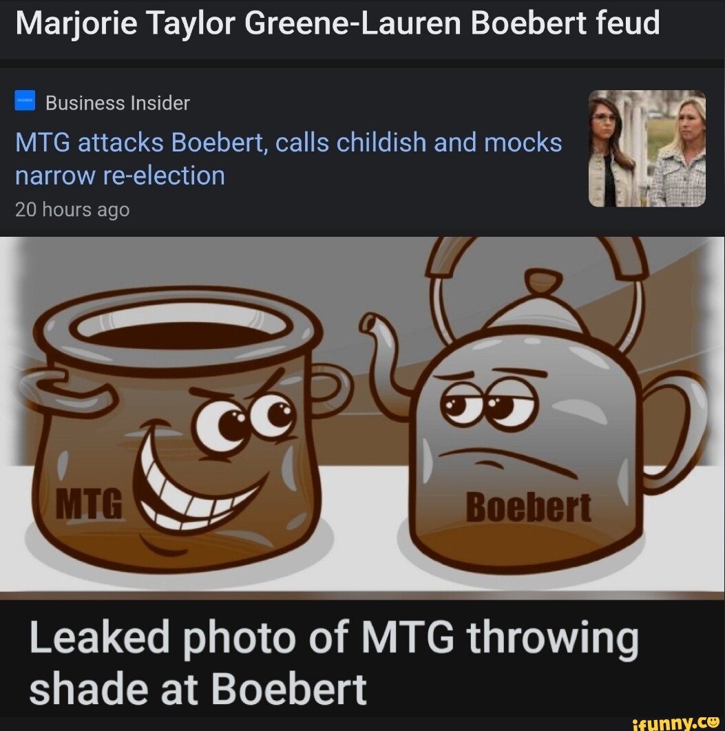 Marjorie Taylor Greene-Lauren Boebert feud Mi Business Insider MTG ...