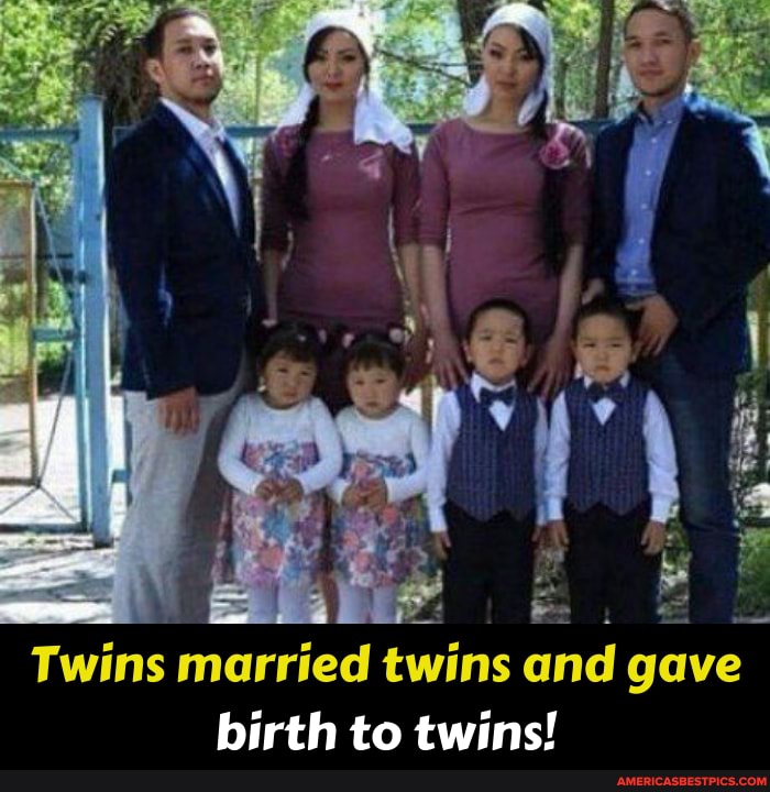 Twins married twins and gave birth to twins! - America’s best pics and ...
