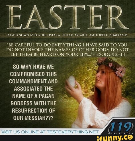 Ishtar Goddess Easter
