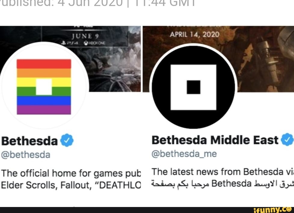 Bethesda has multiple logos for their divisions? I wonder why that is ...