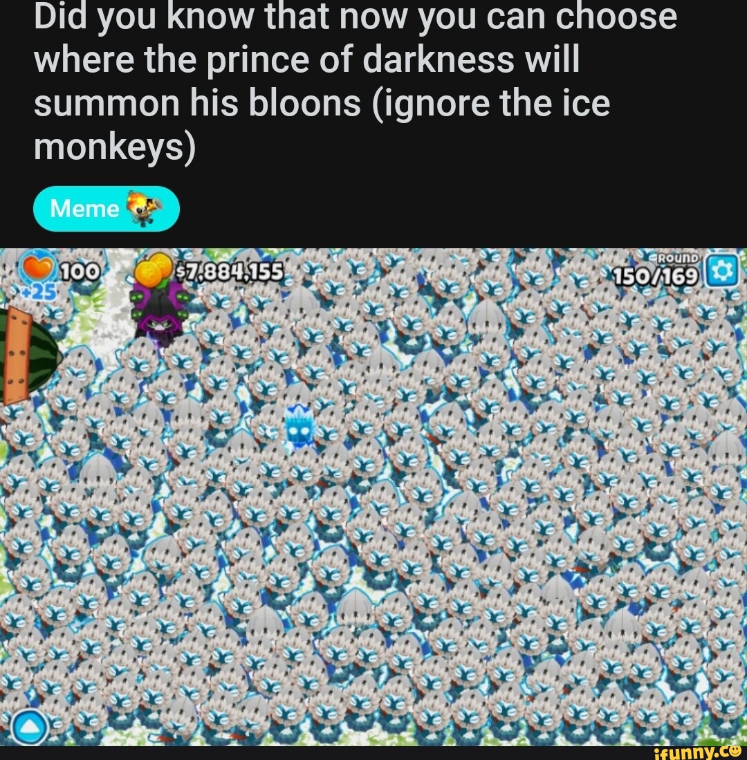 Dic you know that now you can choose where the prince of darkness will ...
