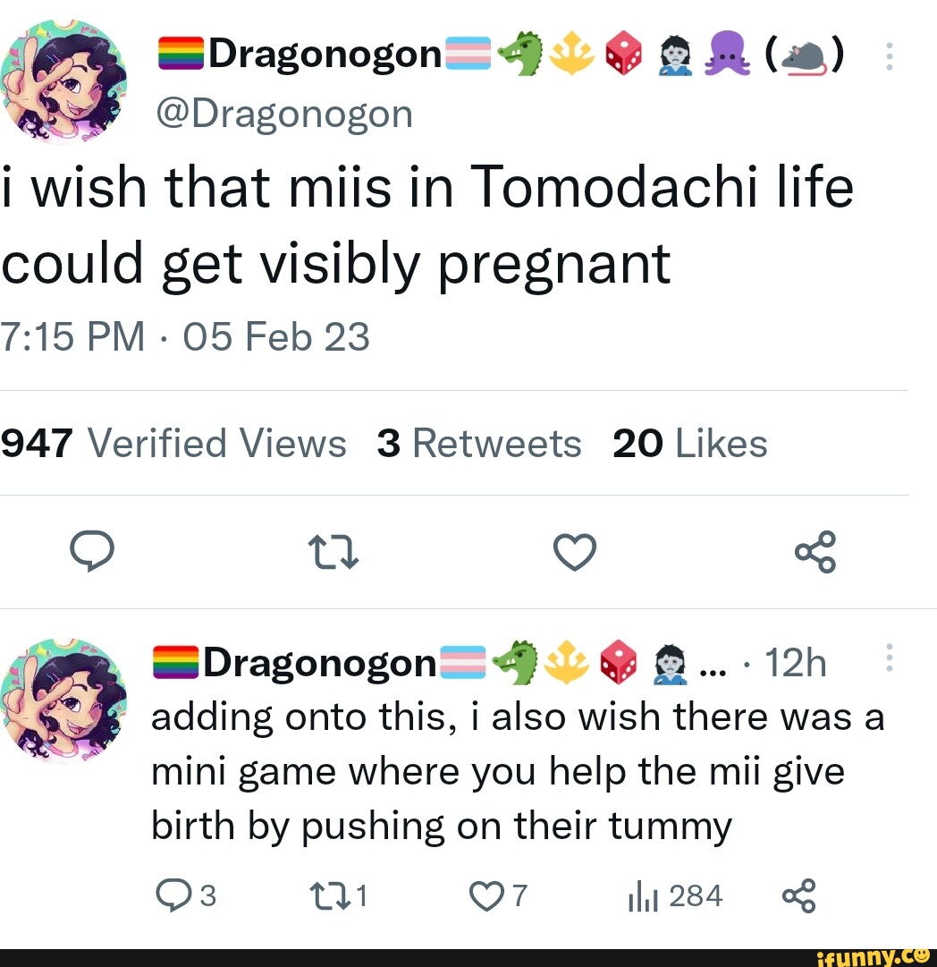 AsDragonogon @Dragonogon i wish that miis in Tomodachi life could get ...