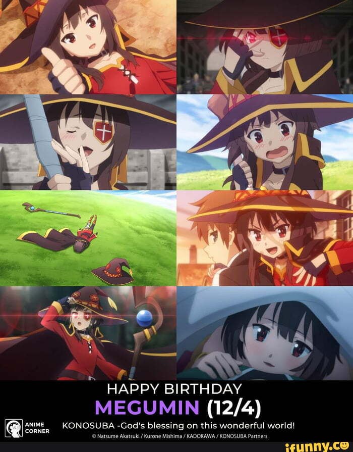 HAPPY BIRTHDAY MEGUMIN KONOSUBA -God's blessing on this wonderful world ...