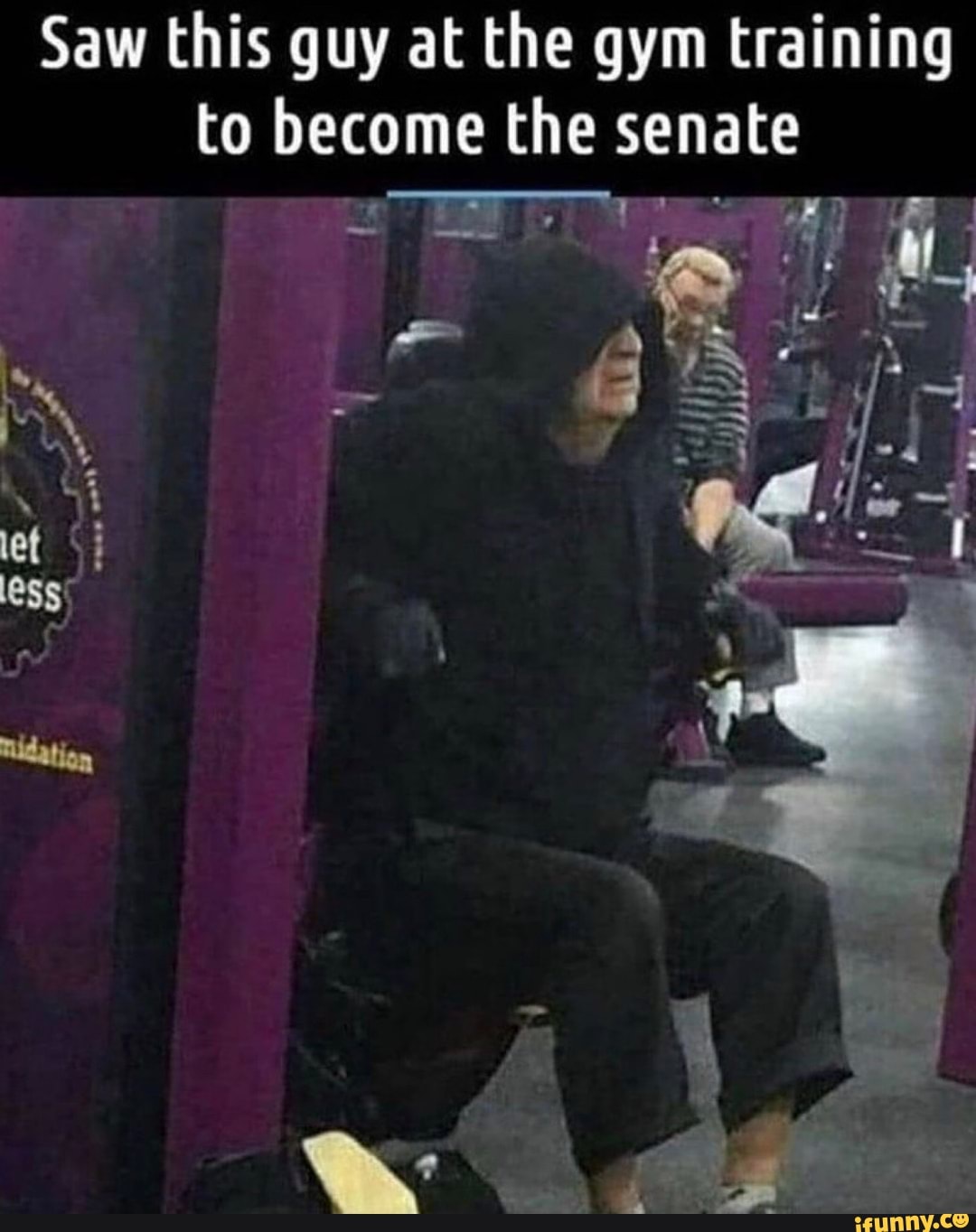 Saw this guy at the gym training to become the senate let - iFunny