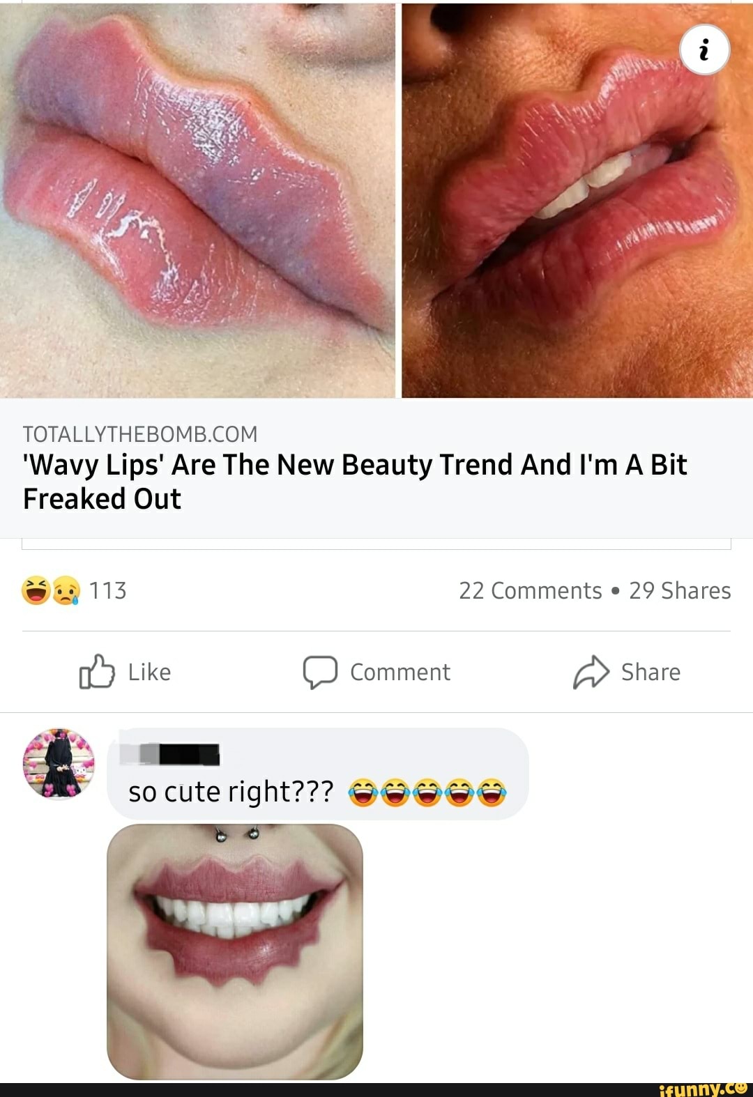 TOTALLYTHEBOMB.COM 'Wavy Lips' Are The New Beauty Trend And I'm A Bit ...