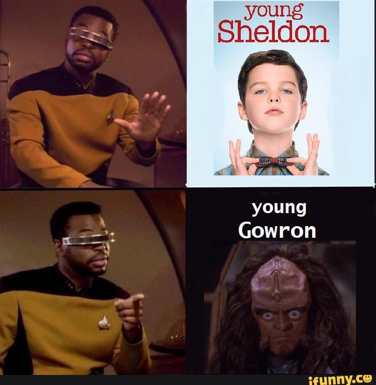 Gowron memes. Best Collection of funny Gowron pictures on iFunny