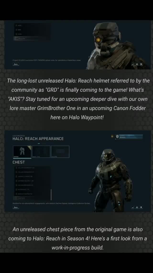 The long-lost unreleased Halo: Reach helmet referred to by the ...