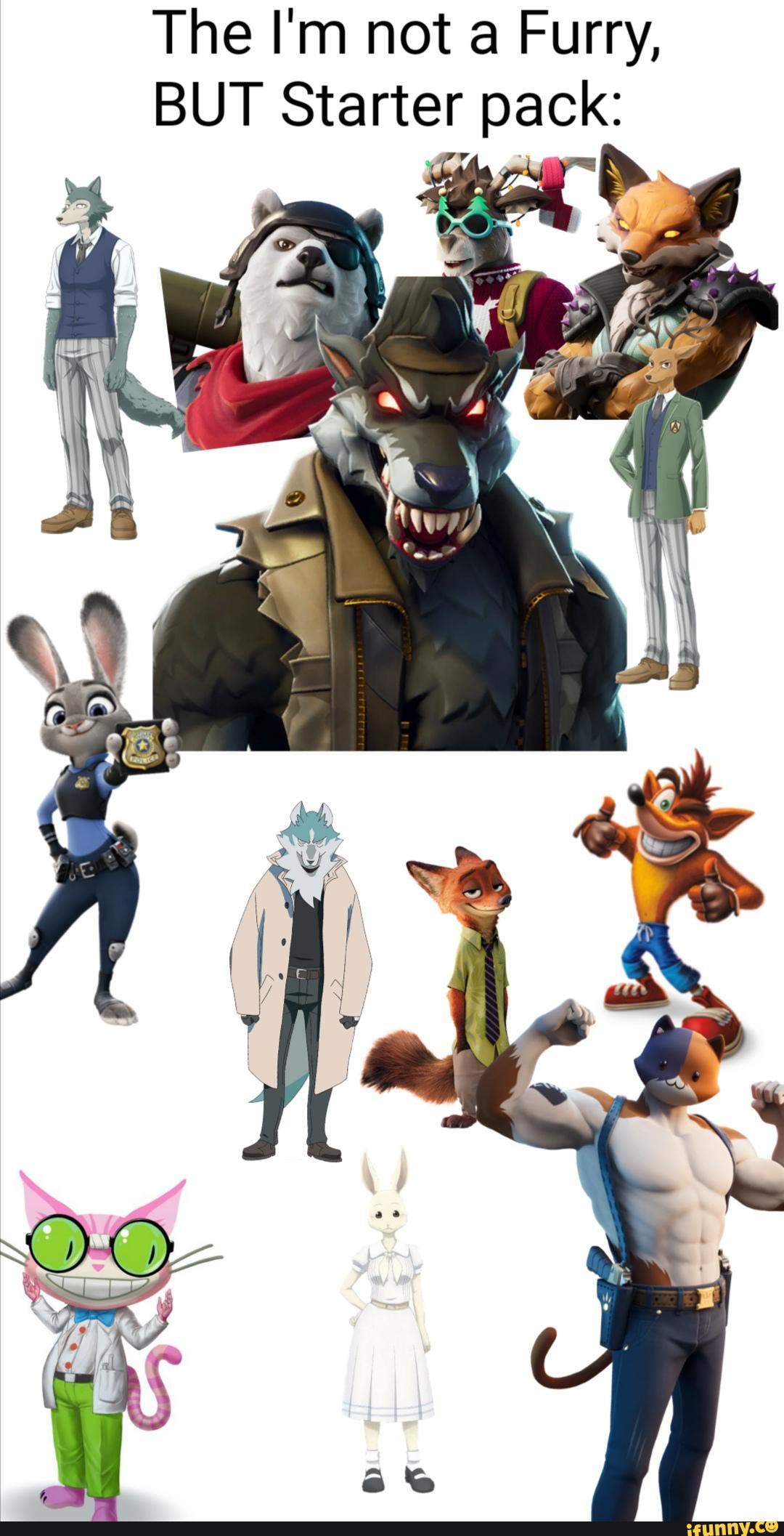 The I'm not a Furry, BUT Starter pack: - iFunny