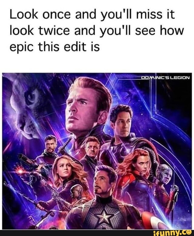 Look once and you'll miss it look twice and you'll see how epic this ...