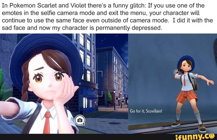 In Pokemon Scarlet and Violet there's a funny glitch: If you use one of ...