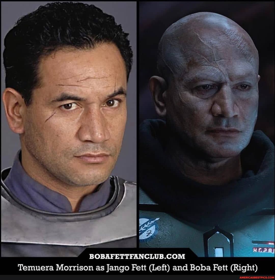 Tamuera Morricon as Tango Fett (eft) and Roha Fat (Richt) - America’s ...