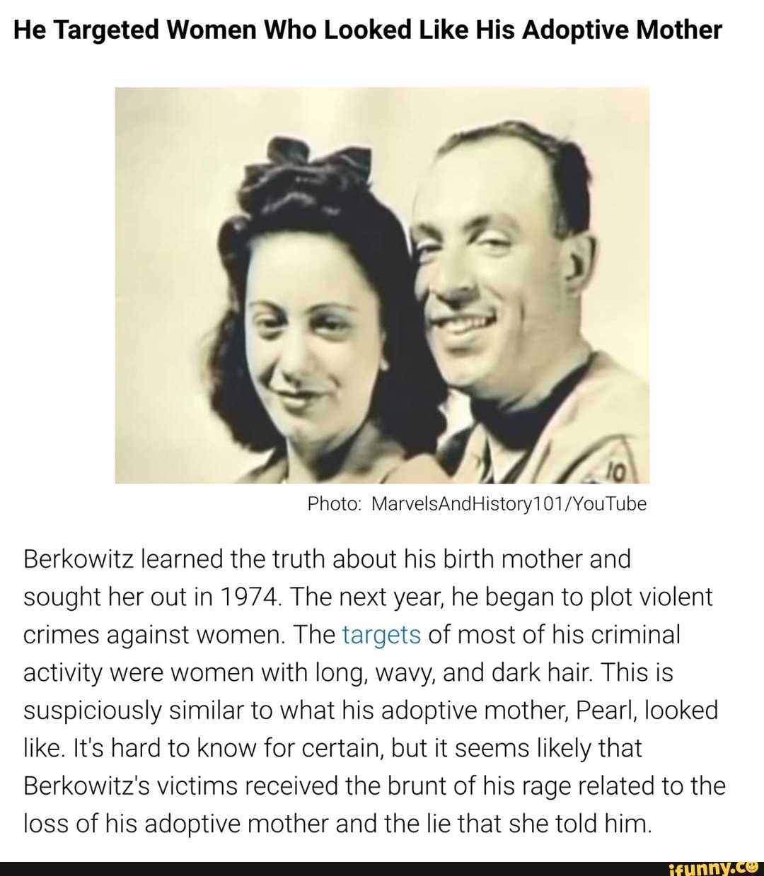 He Targeted Women Who Looked Like His Adoptive Mother Photo ...