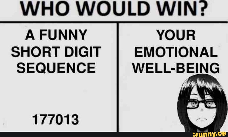 WHO WOULD WIN? A FUNNY YOUR SHORT DIGIT EMOTIONAL SEQUENCE WELL-BEING ...