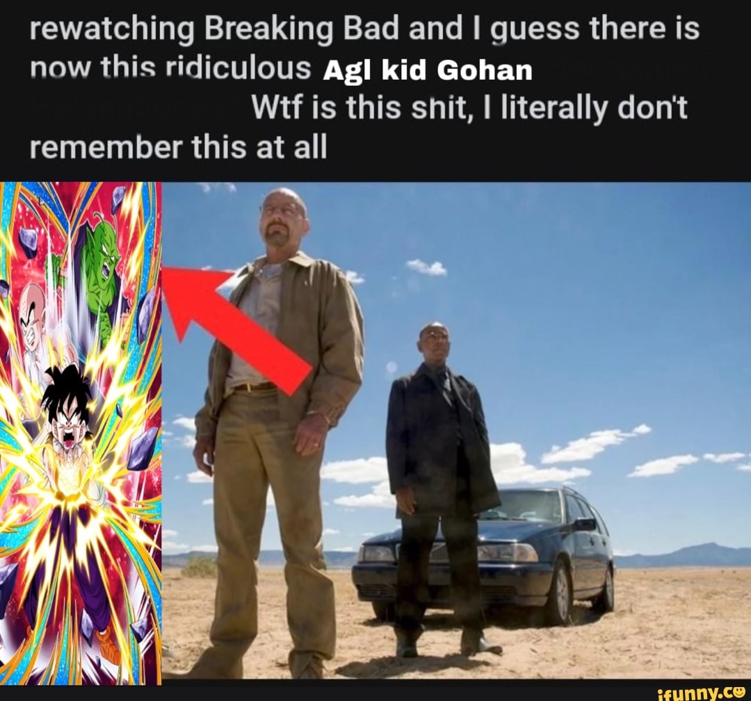 Rewatching Breaking Bad and II guess there is now this ridiculous Agl ...