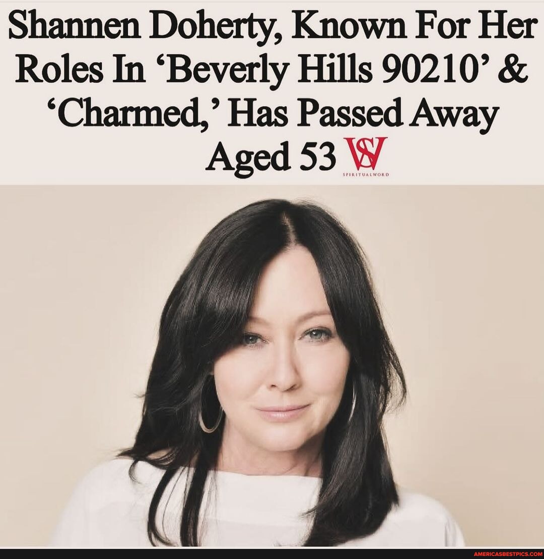 #rip 🙏 - Shannen Doherty, Known For Her Roles In 'Beverly Hills 90210 ...