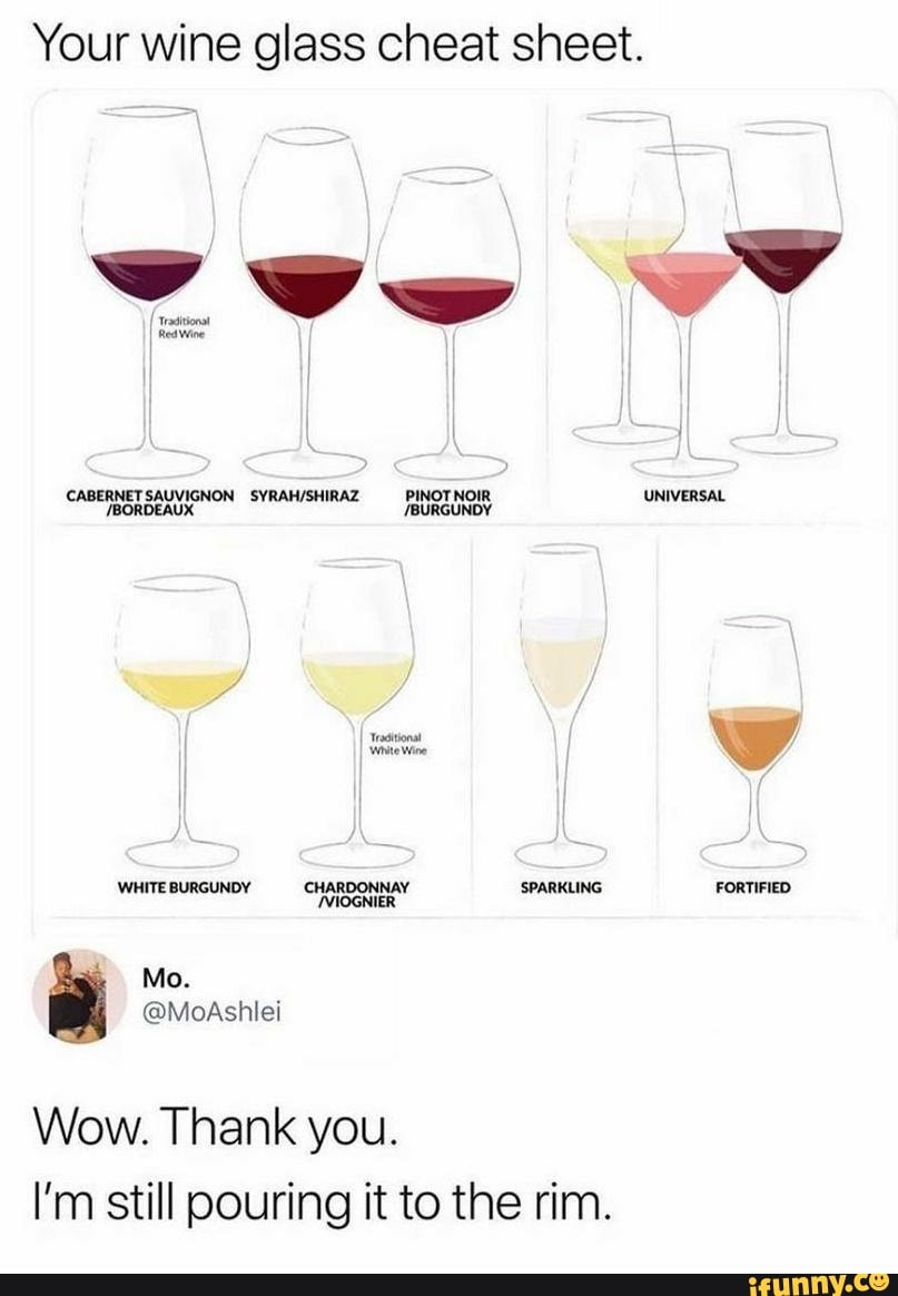 Your wine glass cheat sheet. Tradionsl I Red Wine CABERNET SAUVIGNON ...