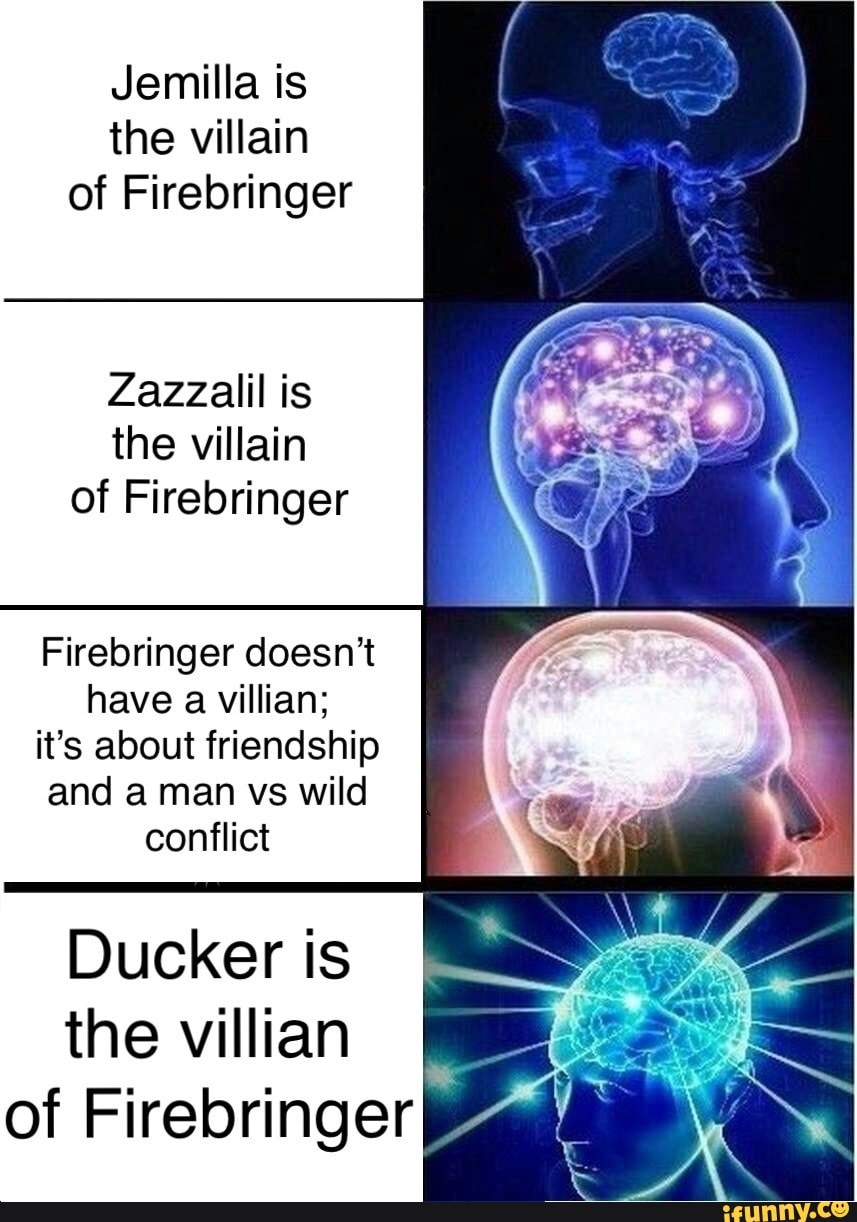 Jemilla is the villain of Firebringer Zazzaiil is the villain of ...