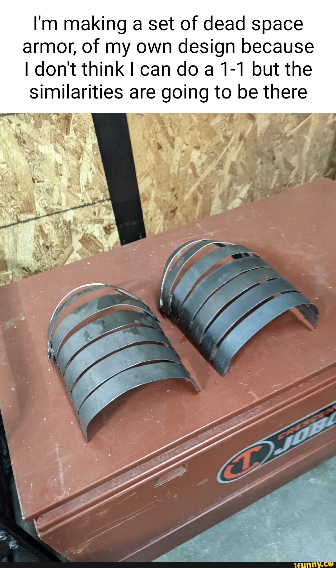 I'm making a set of dead space armor, of my own design because I don't ...