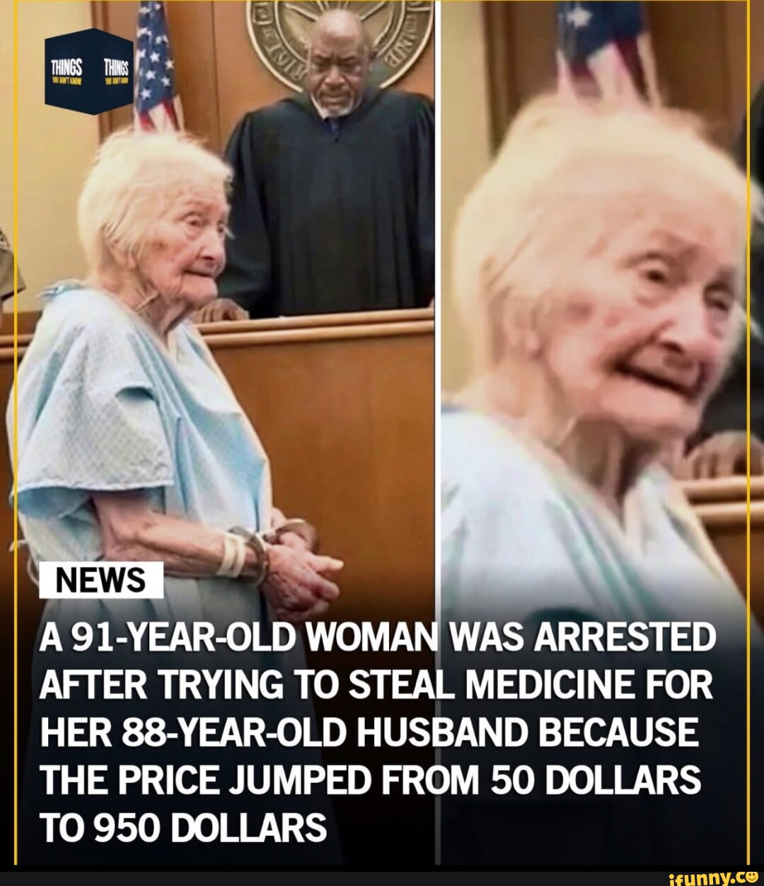TINGS Te: I NEWS I A 91-YEAR-OLD WOMAN WAS ARRESTED AFTER TRYING TO ...