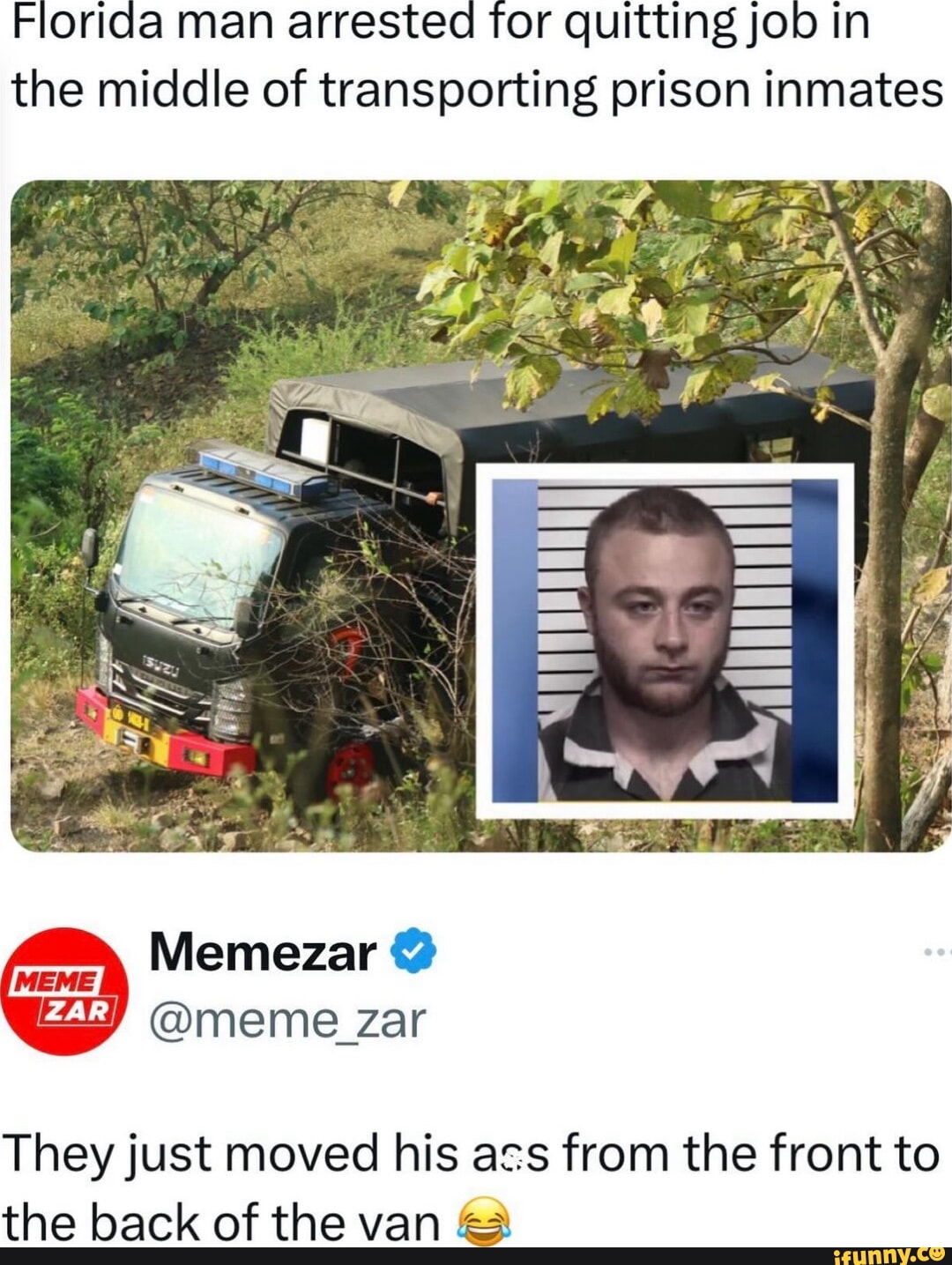 Florida man arrested for quitting job in the middle of transporting ...