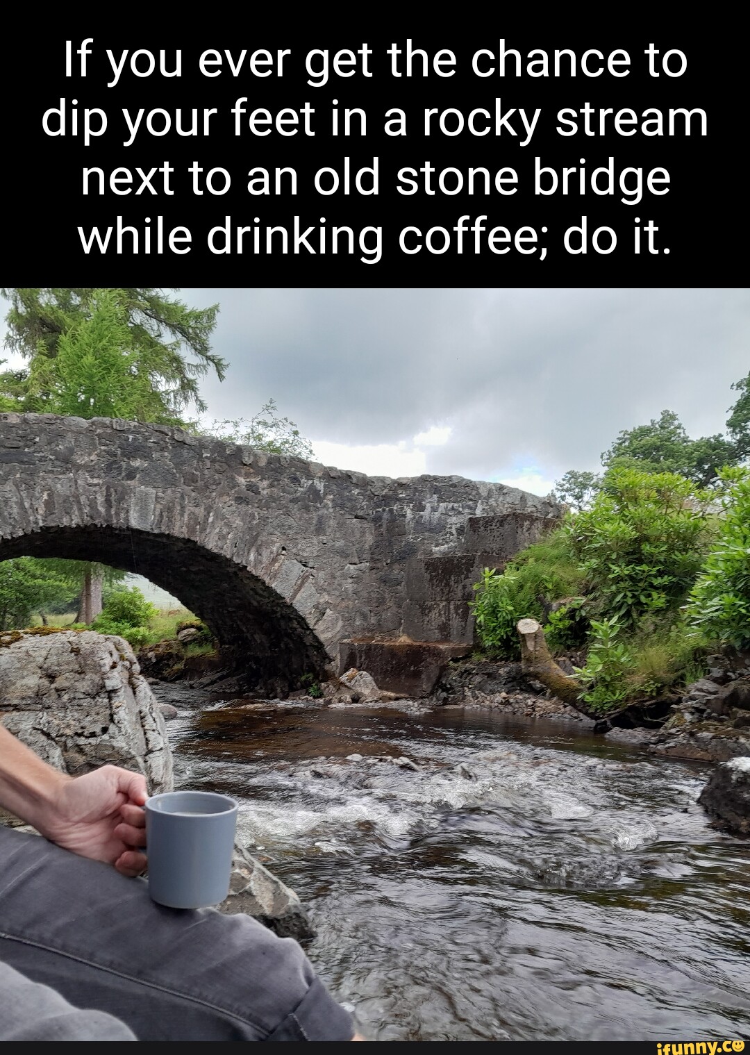 Drinking Coffee Meme Feet