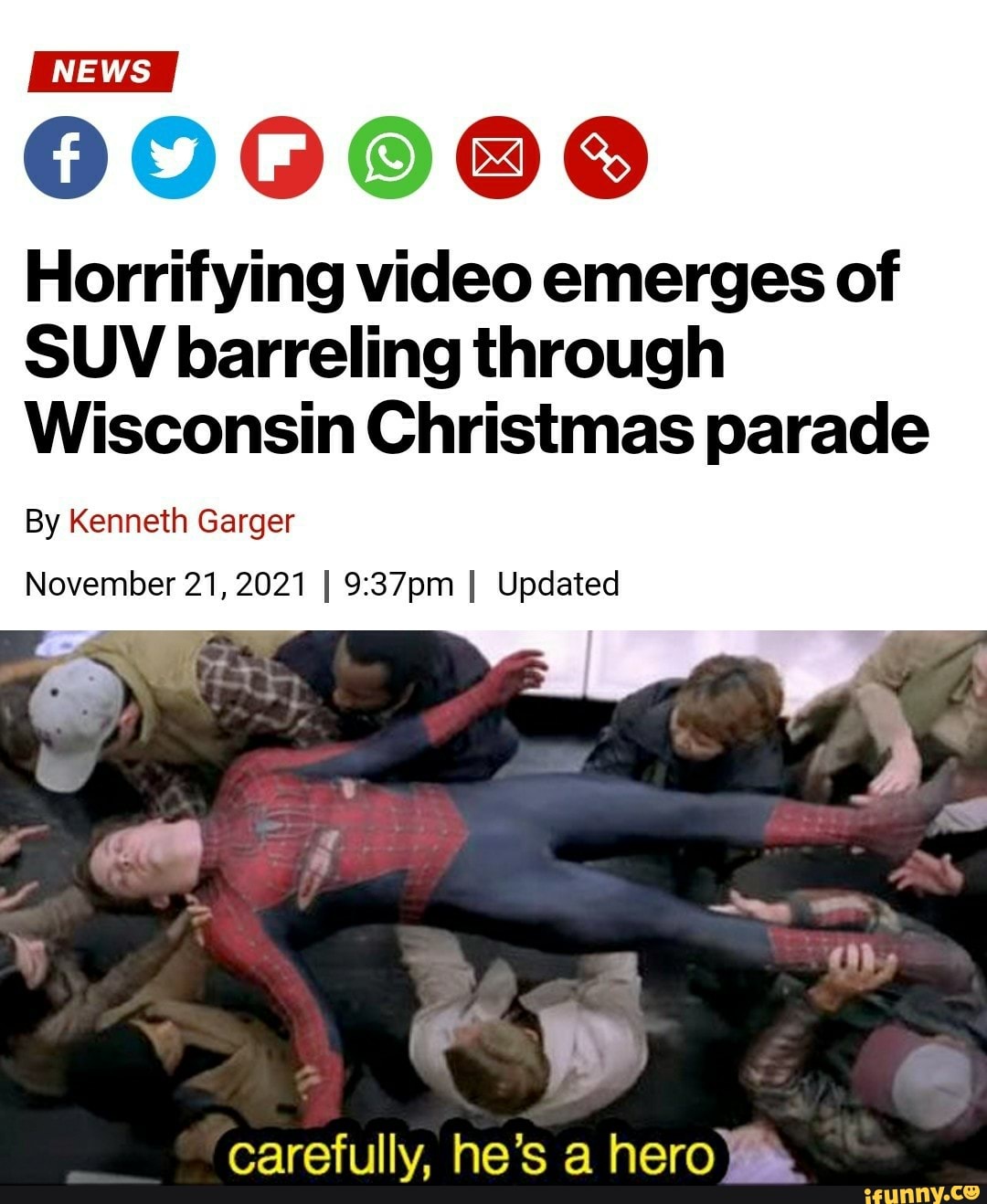 NEWS I Horrifying video emerges of SUV barreling through Wisconsin ...