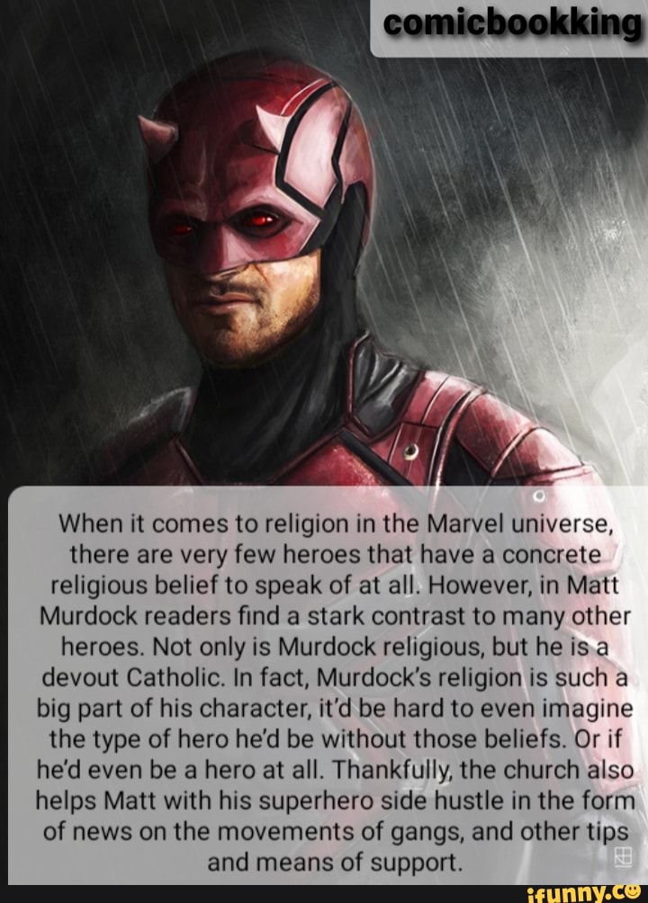 Comichookking RS When it comes to religion in the Marvel universe ...