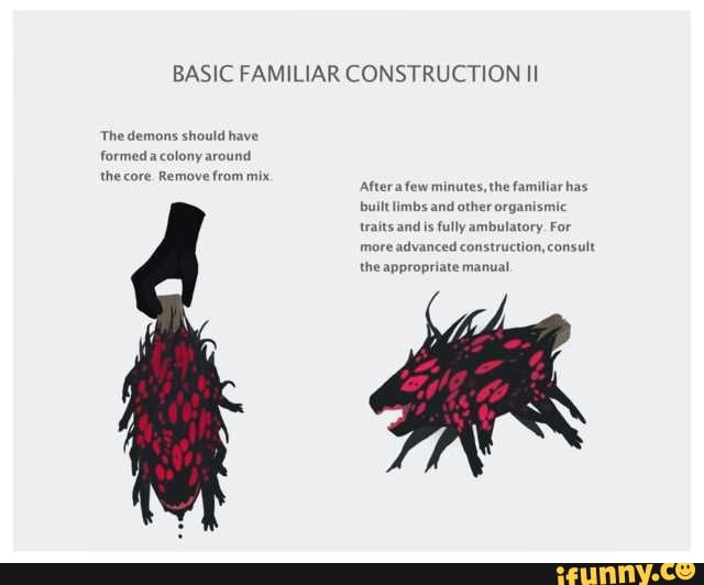 BASIC FAMILIAR CONSTRUCTION II The demons should have formeda colony ...