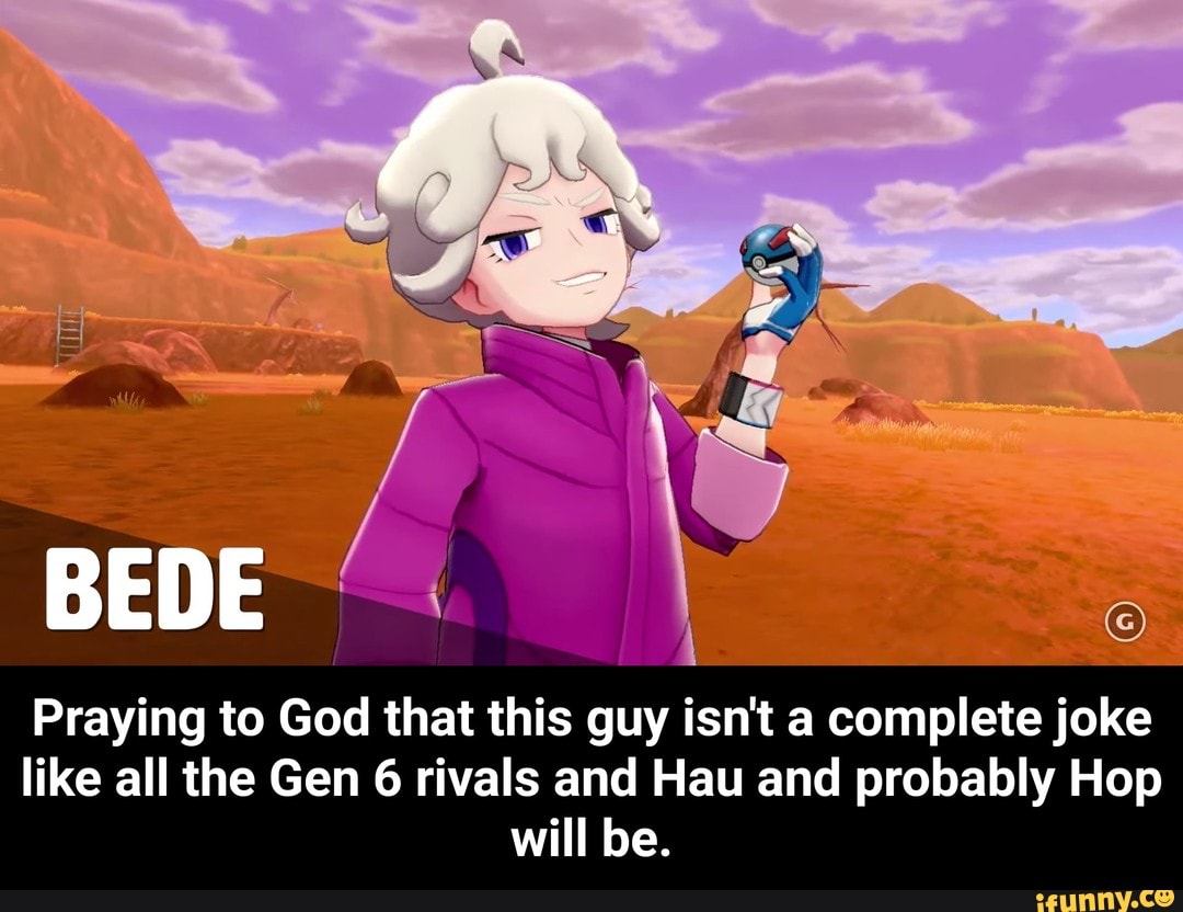 Praying to God that this guy isn't a complete joke like all the Gen 6 ...