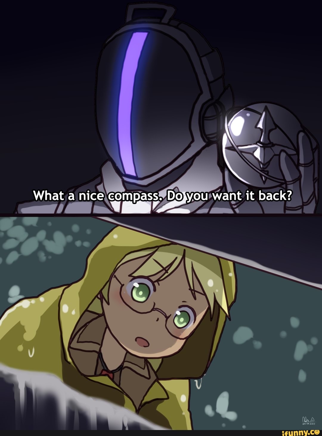What a nice compass. Dojyou want it back? - iFunny