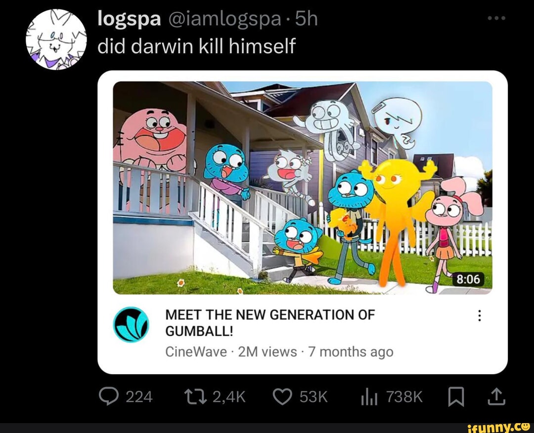 The Amazing World of Gumball memes memes. The best memes on iFunny
