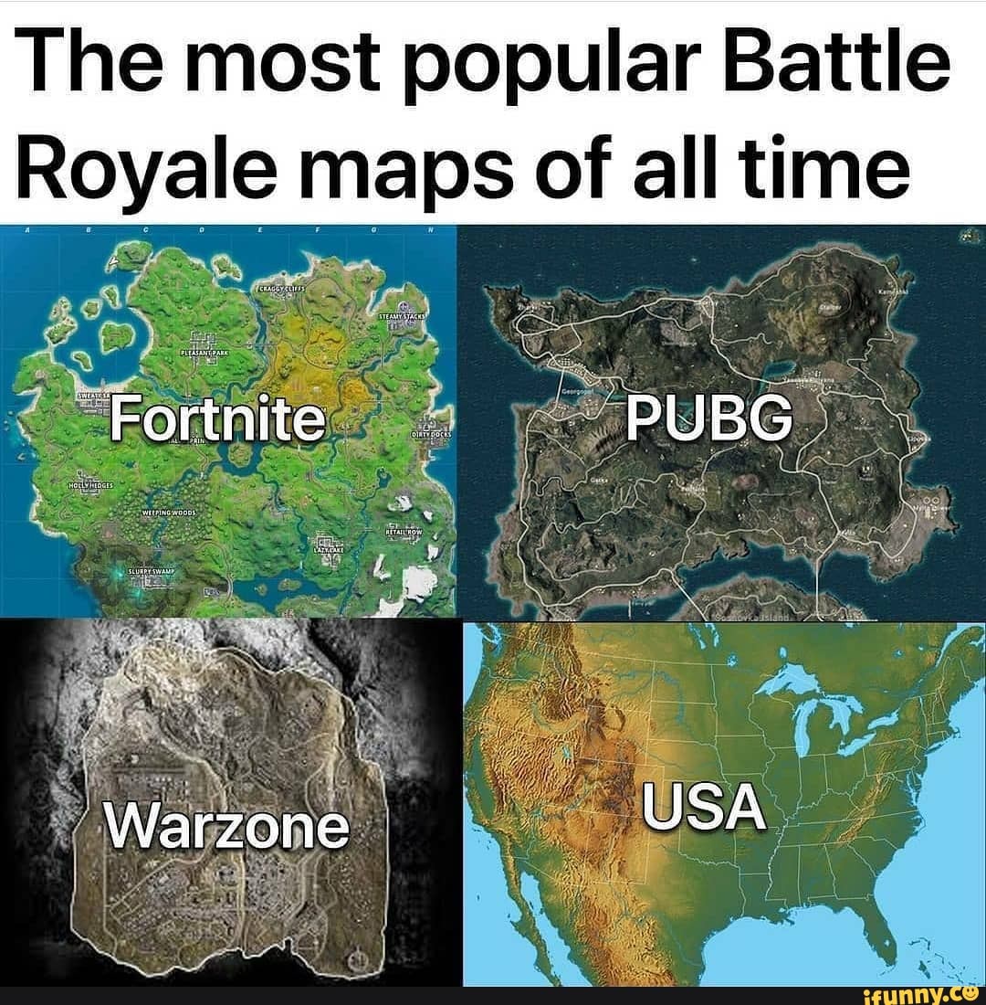 The most popular Battle maps of all time - iFunny