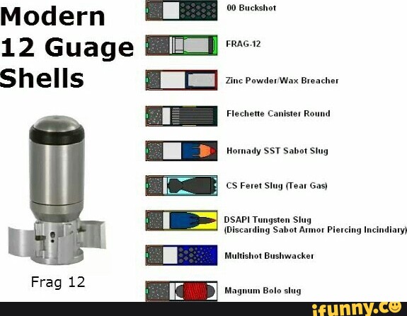 Modern 00 Buckshot 12 Guage Shells Flechette Canister Round Homnady SST ...