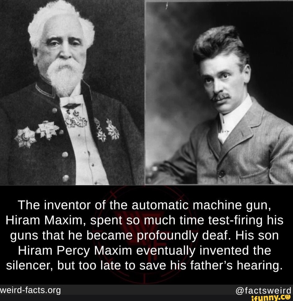 The inventor of the automatic machine gun, Hiram Maxim, spent so much ...