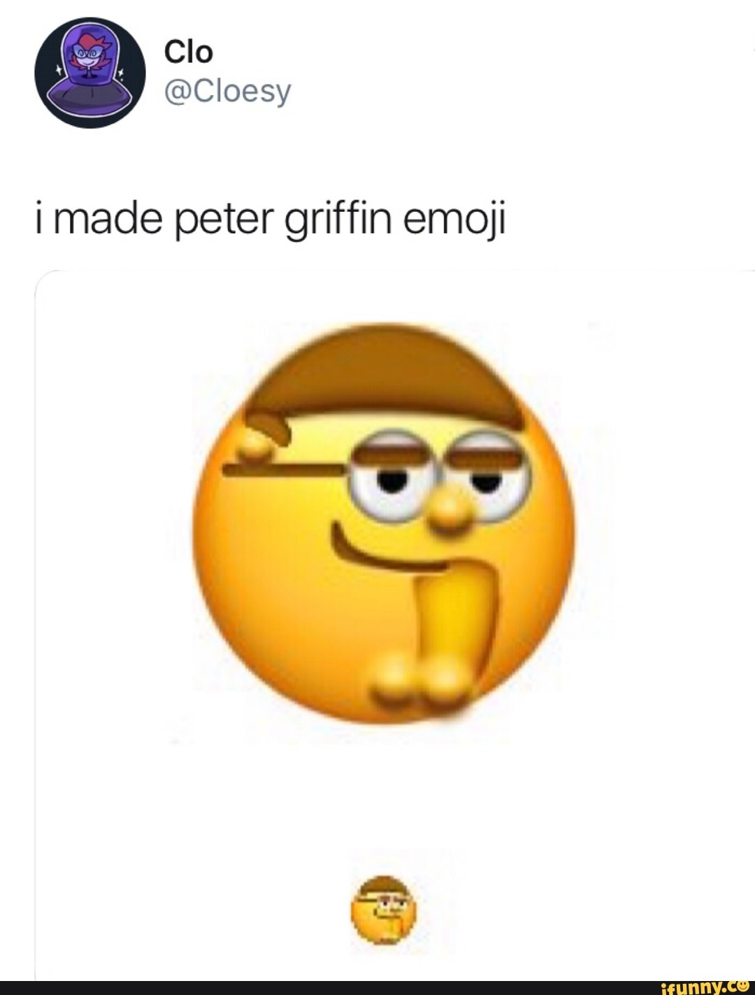 I made peter griffin emoji - iFunny