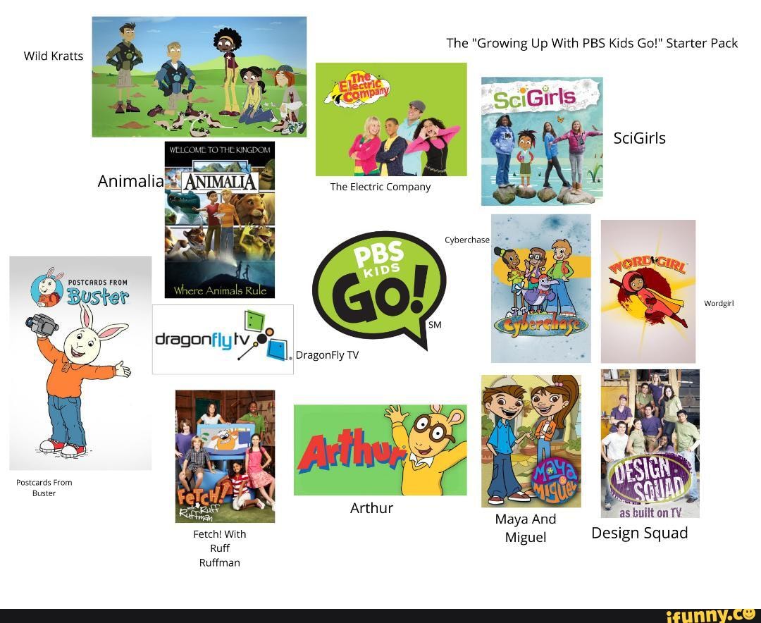 The "Growing Up With PBS Kids Go!" Starter Pack Wild Kratts SciGirls ...