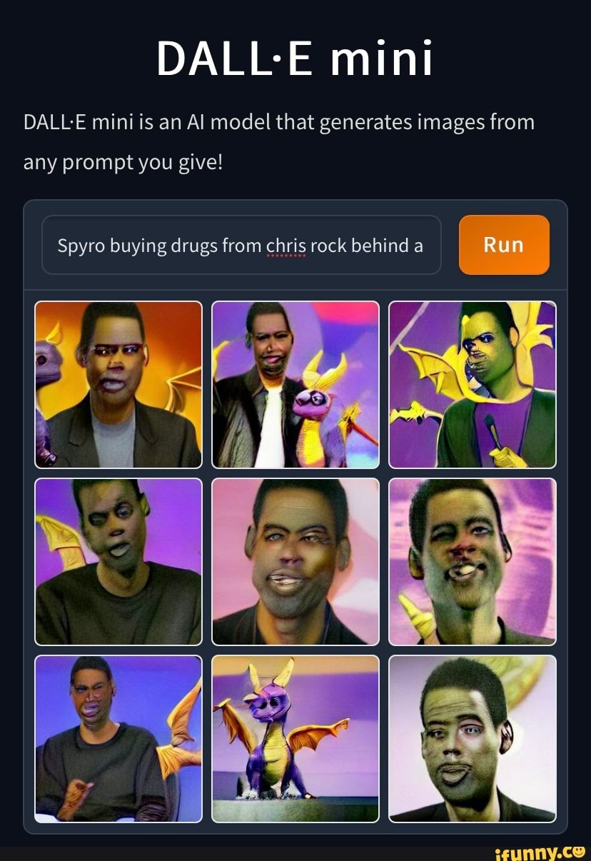 DALL-E mini DALLE mini is an Al model that generates images from any ...